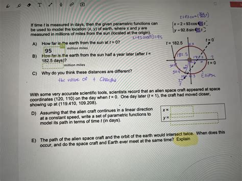 I Am Struggling With This Parametric Question Rprecalculus