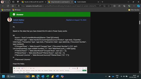 ashish mathur on linkedin microsoftexcel msexcel excel powerquery