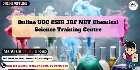 Online Ugc Csir Jrf Net Chemical Science Training Centre Mantram