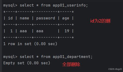 四、django通过orm对数据库操作（下：增删改查）django通过orm操作数据 Csdn博客