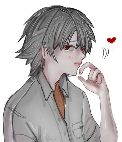 Kaworu Sketch By Kriniiq On Deviantart
