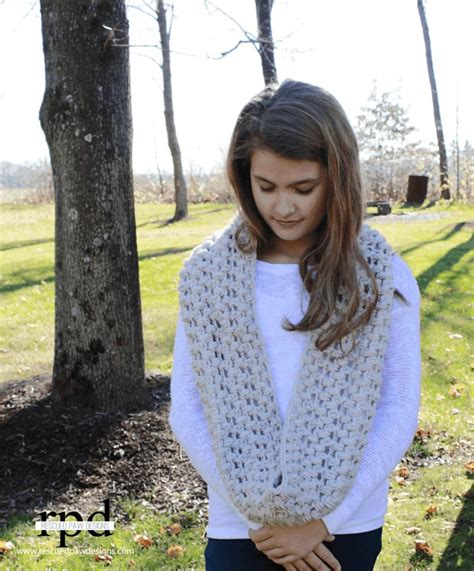 Crochet Puff Stitch Scarf Easy Crochet Patterns