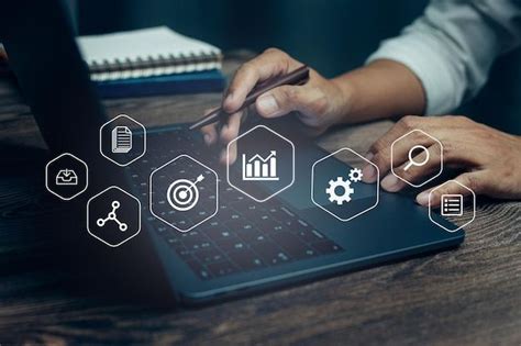 концепция бизнес аналитики с цифровыми диаграммами данных и диаграммой финансовой панели