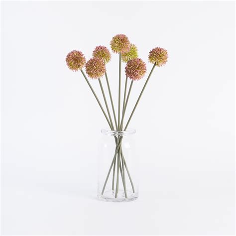 Artificial Single Allium Stem Pillow Talk