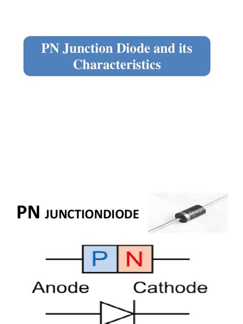 01 Pn Junction Diode Characteristics Pdf Pn Junction Diode