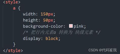 css的元素显示模式