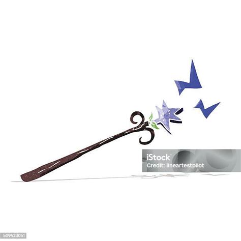 말풍선이 있는 매직 완드 귀여운에 대한 스톡 벡터 아트 및 기타 이미지 귀여운 그리기 기이함 Istock