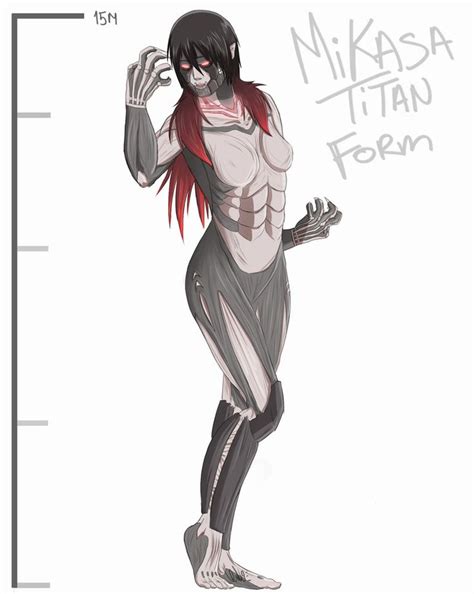 Mikasa In Titan Form Attack On Titan Art Titans Attack On Titan Series