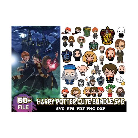 Files Harry Potter Cute Bundle Svg Harry Potter Svg Inspire Uplift