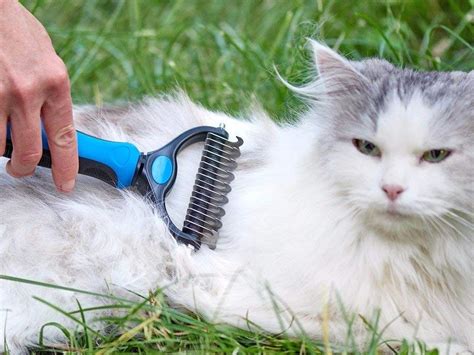 Pet Grooming Tool 2 Sided Undercoat Rake For Cats And Dogs Petagadget