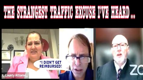 strangest excuse i ve heard in traffic court… “the cop didn t