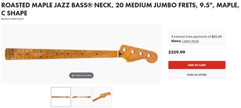 Fender Replacement Jazz Bass Necks