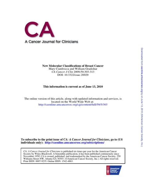 Link Classification Pdf Breast Cancer Metastasis