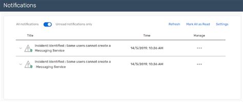 System Notifications
