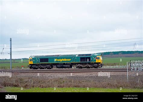 Class 66590 Light Engine At Shipton By Beningbrough North Yorkshire