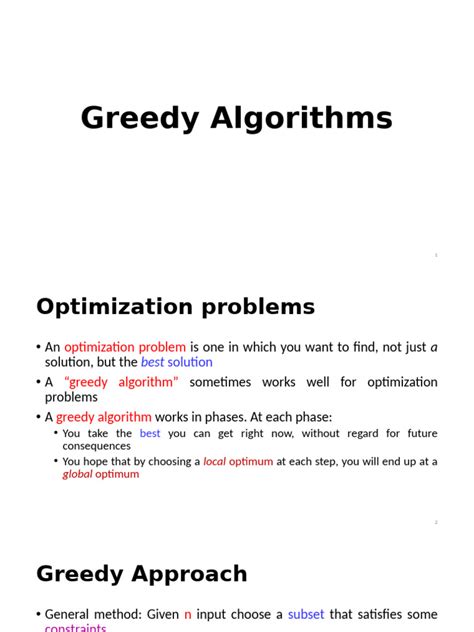 4 Greedy Algorithms Pdf Mathematical Optimization Computer Science