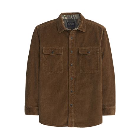 Pendleton Belmont Corduroy Shirt Coffee Button Up Gunthers Supply