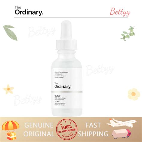 The Ordinary Buffet Multi Technology Peptide Serum 30ml Lazada
