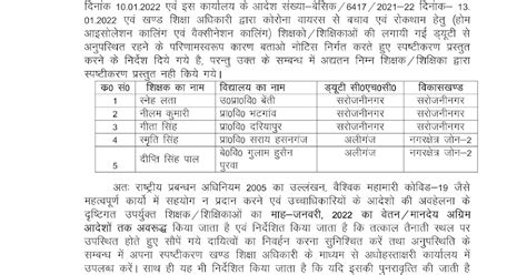 कोविड 19 जैसे महत्वपूर्ण कार्यो में सहयोग न प्रदान करने एवं