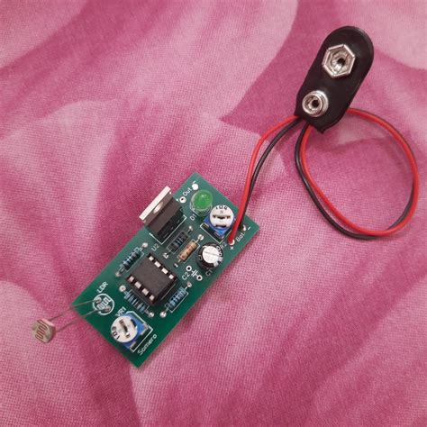 Jual Kit Diy Rangkaian Sensor Cahaya Alarm Berbunyi Deteksi Gelap