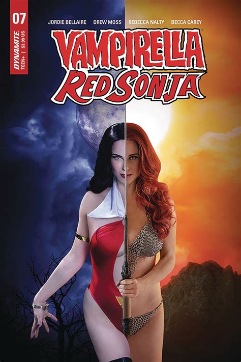 Vampirella Red Sonja 7 Kingston Cosplay Cover Fresh Comics