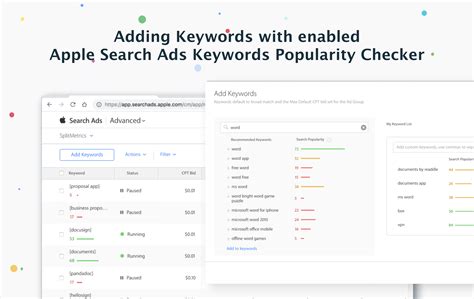 Apple Ads Keyword Popularity Checker By SearchAdsHQ