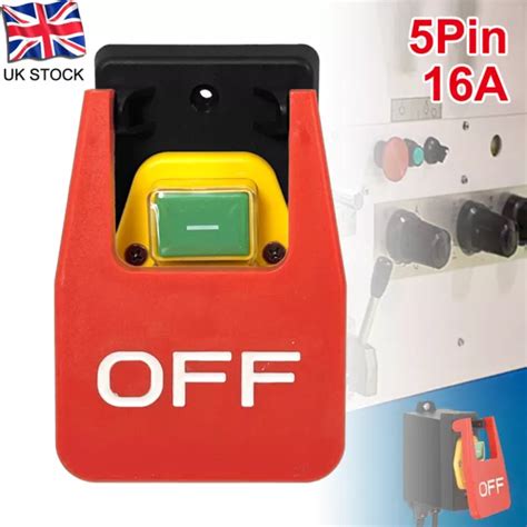 16a Emergency Stop Push Button Switch Electromagnetic Button Switch