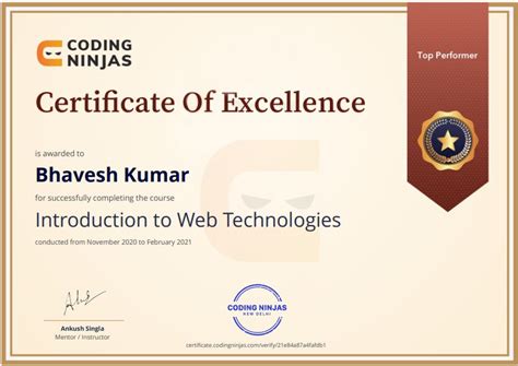 Bhavesh Kumar On Linkedin Coding Cpp Codingninjas Skill Learning