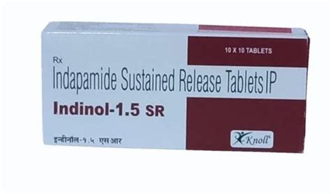 Indapamide Sustained Release Tablets Ip At ₹ 133strip South 24