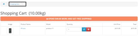 OpenCart Auto Free Shipping