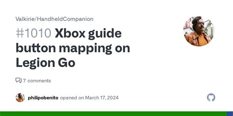 Xbox Guide Button Mapping On Legion Go · Issue 1010 · Valkirie