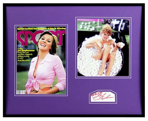 Jan Stephenson Sport Magazine Cover Interview Jan Stephenson The