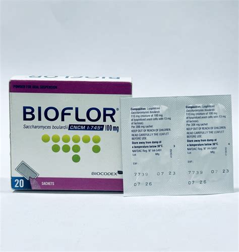 Bioflor Powder Sachet Saccharomyces Boulardii X20 Medecify
