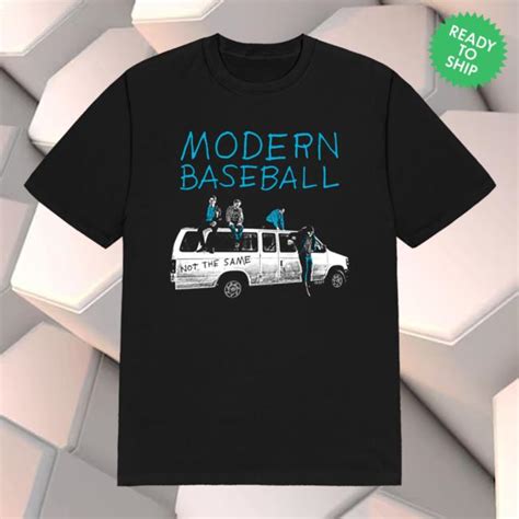 Modern Baseball Merch Store Back In The Van T Shirt Newest Fashion Trends