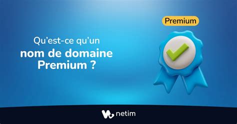 Quest Ce Quun Nom De Domaine Premium Netim Blog