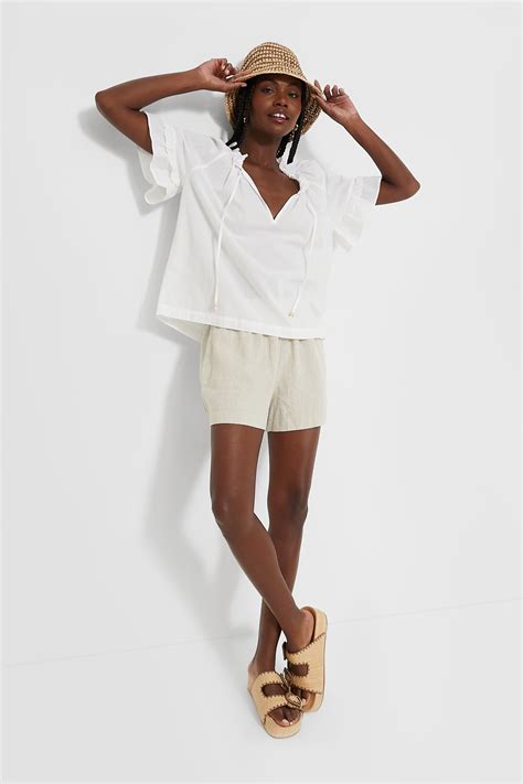 Blanc Cassis Top Tnuck Beach