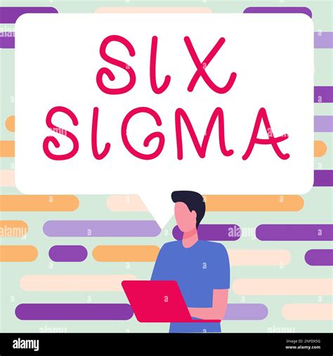 Hand Writing Sign Six Sigma Business Showcase Management Techniques To