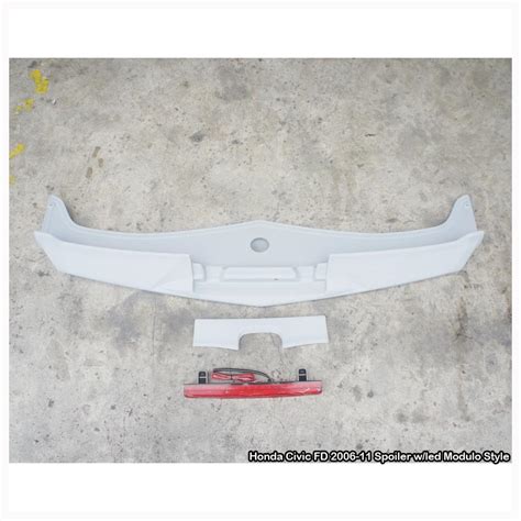 Civic Fd 2006 2011 Spoiler W Led Modulo Style Twincell