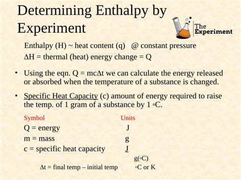 Calorimetry And Q Mct Grade 12 Chemistry Power Point Teaching Resources