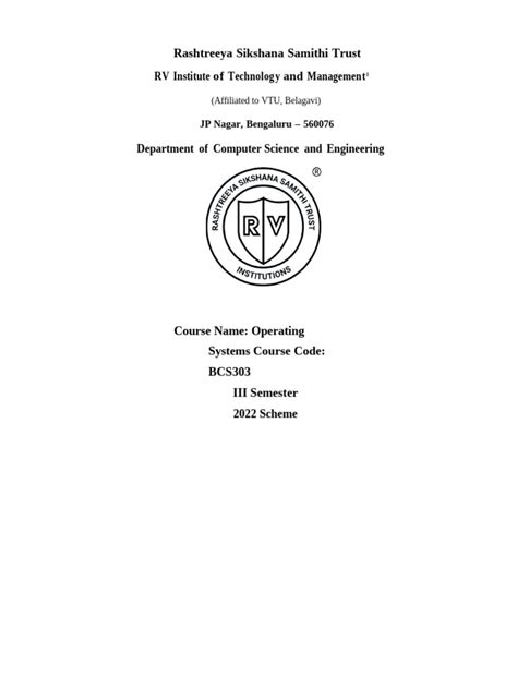 Os Module 1 Pdf Computer Data Storage Operating System