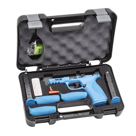 Image Of Mandp®9 M2 0 Blue Simunition® Training Pistol Frame Kit