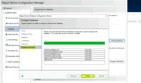 Configmgr Create A New Database For Ssrs Reporting Service Sccm Htmd Blog