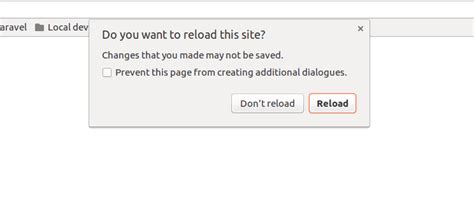 Stop Showing Confirm Box Upon Page Reload Javascript Stack Overflow