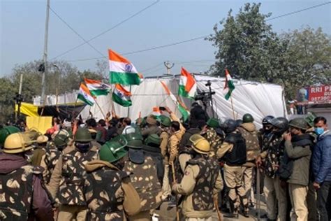 Singhu Turns Into Fortress After Violent Clash No One Allowed To Enter