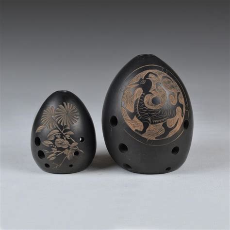 Set Of 2 Vintage Chinese Oldest Traditional Musical Instrument 8 Hole
