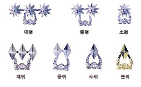 헷갈리는 군 계급 총정리 군 계급체계 네이버 블로그