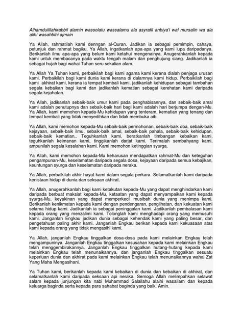 Doa Khatam Quran Melayu Roderick Has Mcguire