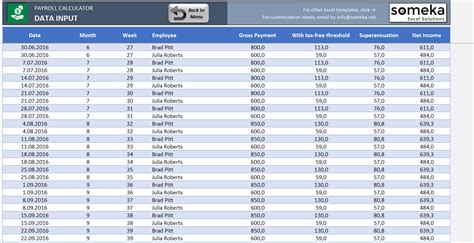 Redundancy Calculator Spreadsheet — Db