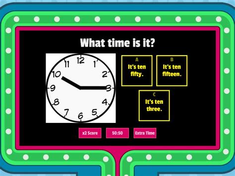 Time Gameshow Quiz
