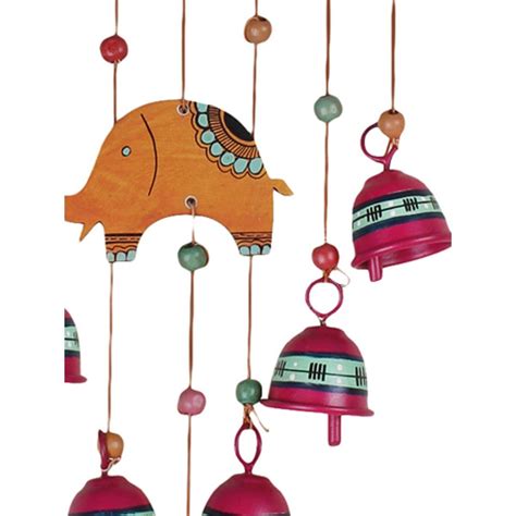 Buy Vareesha Elephant Bells Wall Decorative Wind Chime From Tinkle